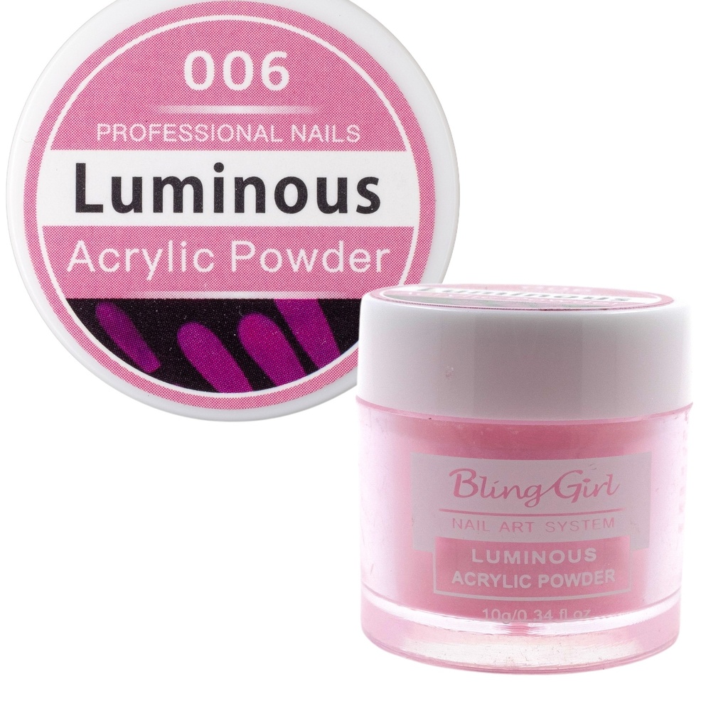 Bling Girl Luminous Acrylic Powder Nail Art System 10g #006 [3173 ...